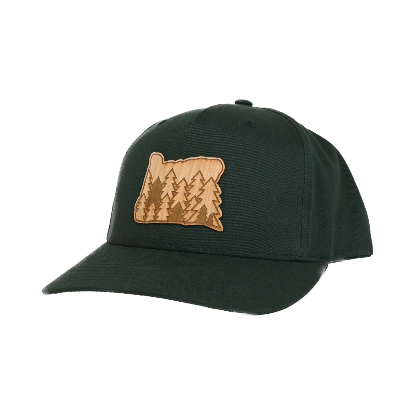 Evergreens - Wood Patch Snapback Hat — Patchmarks