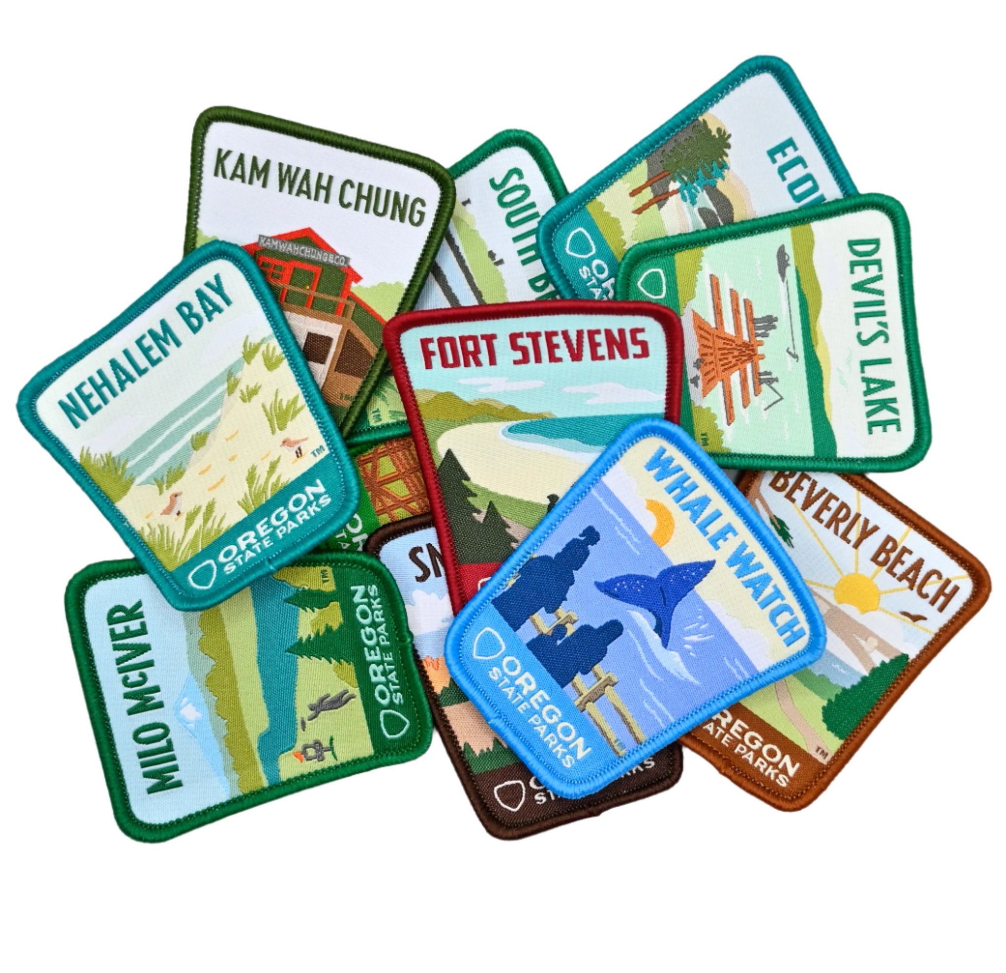 Patches, Stickers, Pins and Headwear for Iconic Oregon locations. — Patchmarks