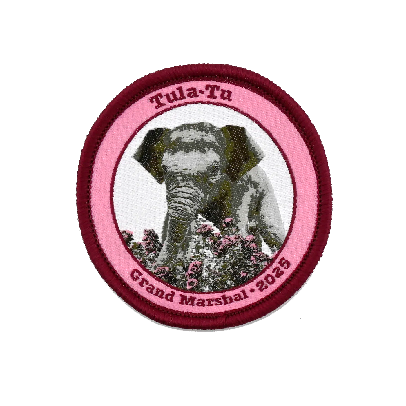 Tula-Tu, Grand Marshal 2025, Iron-on Patch — Patchmarks