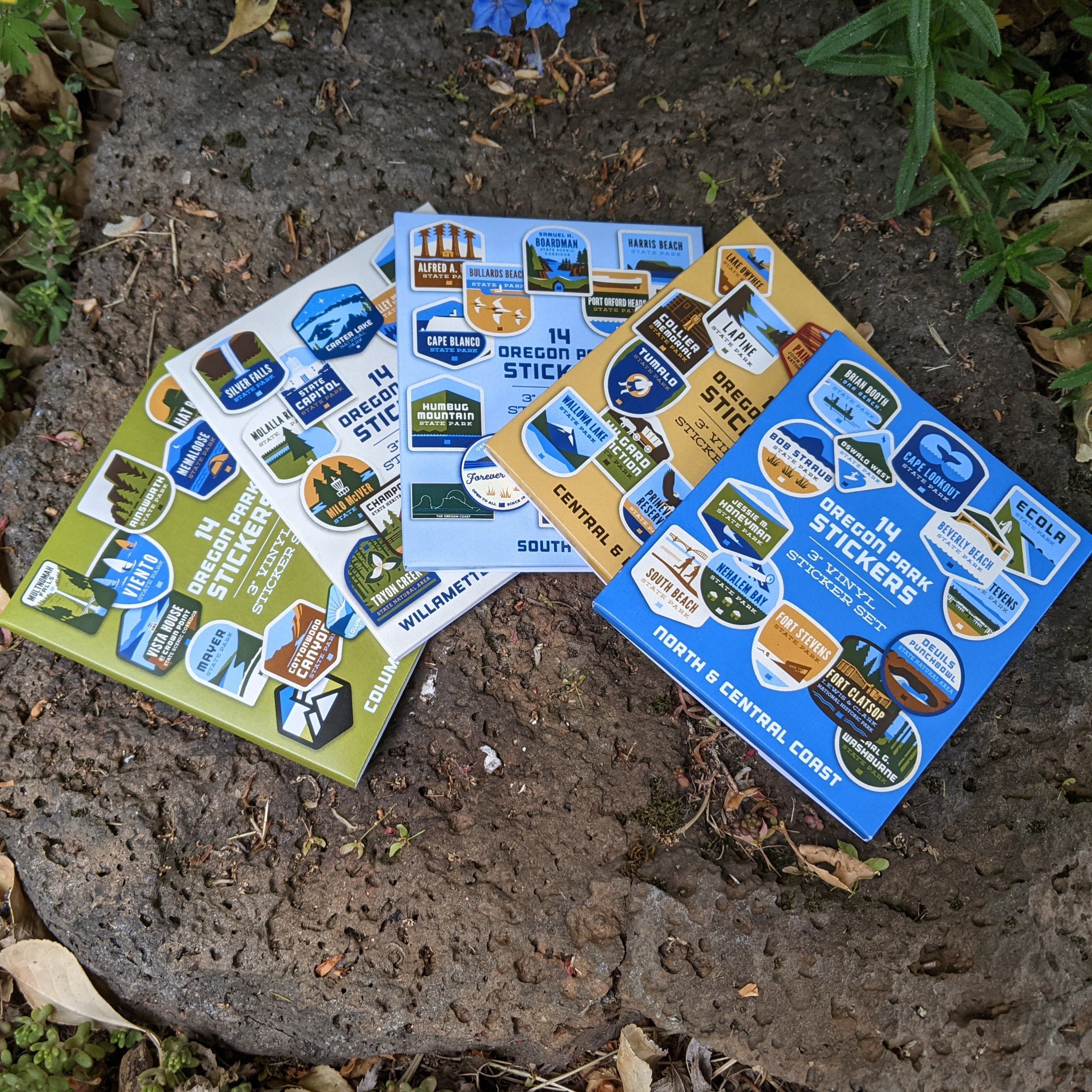 Oregon Parks Regional Sticker Packs — Patchmarks