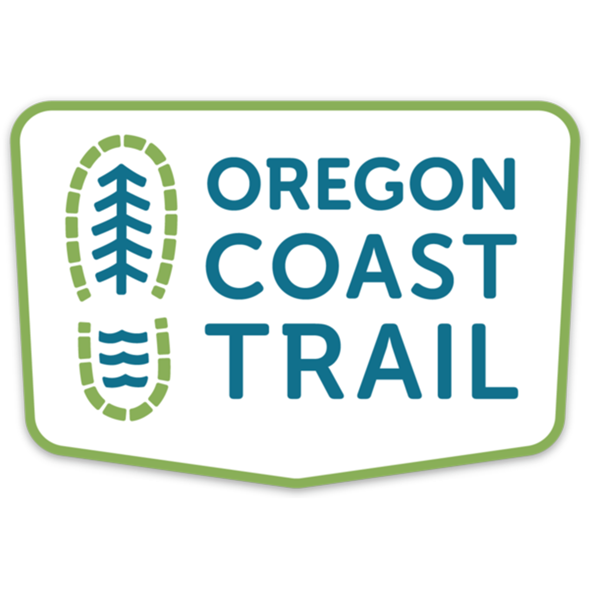 Oregon Coast Trail 4" Sticker — Patchmarks