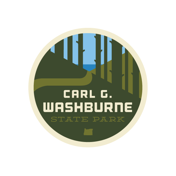 Oregon Park Badge Sticker — Patchmarks