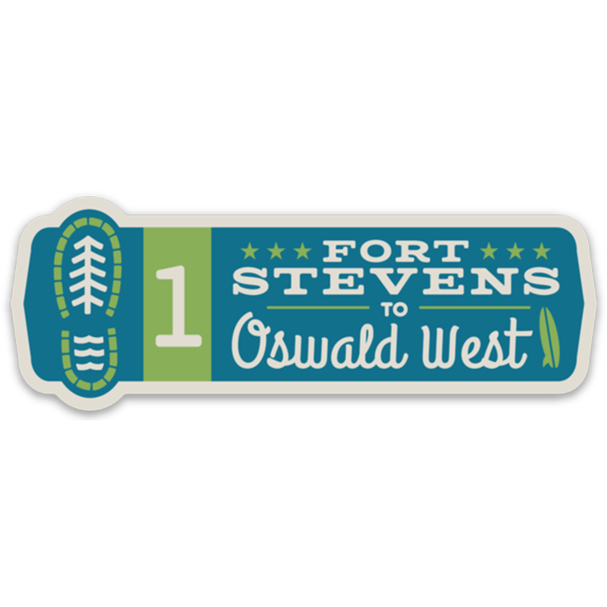 OCT Segments 4" Sticker — Patchmarks