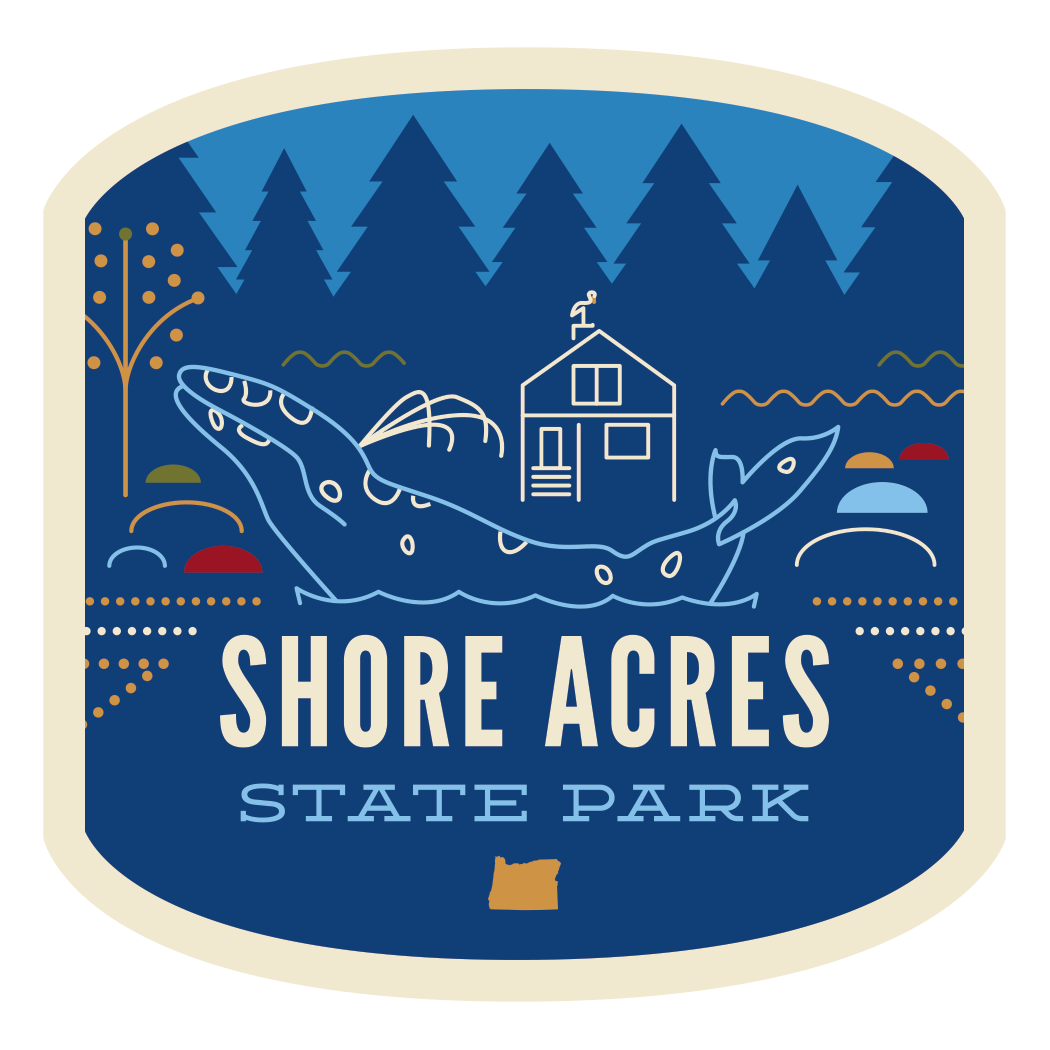 Shore Acres Holiday 4" Sticker — Patchmarks